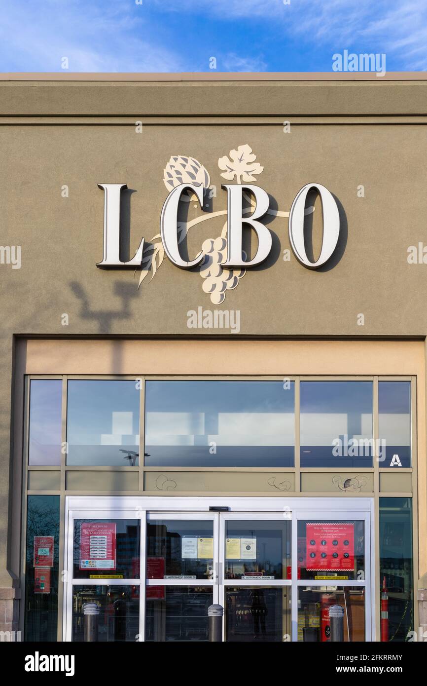 Ottawa, Canada -May 2, 2021: LCBO, Liquor Control Board of Ontario ...