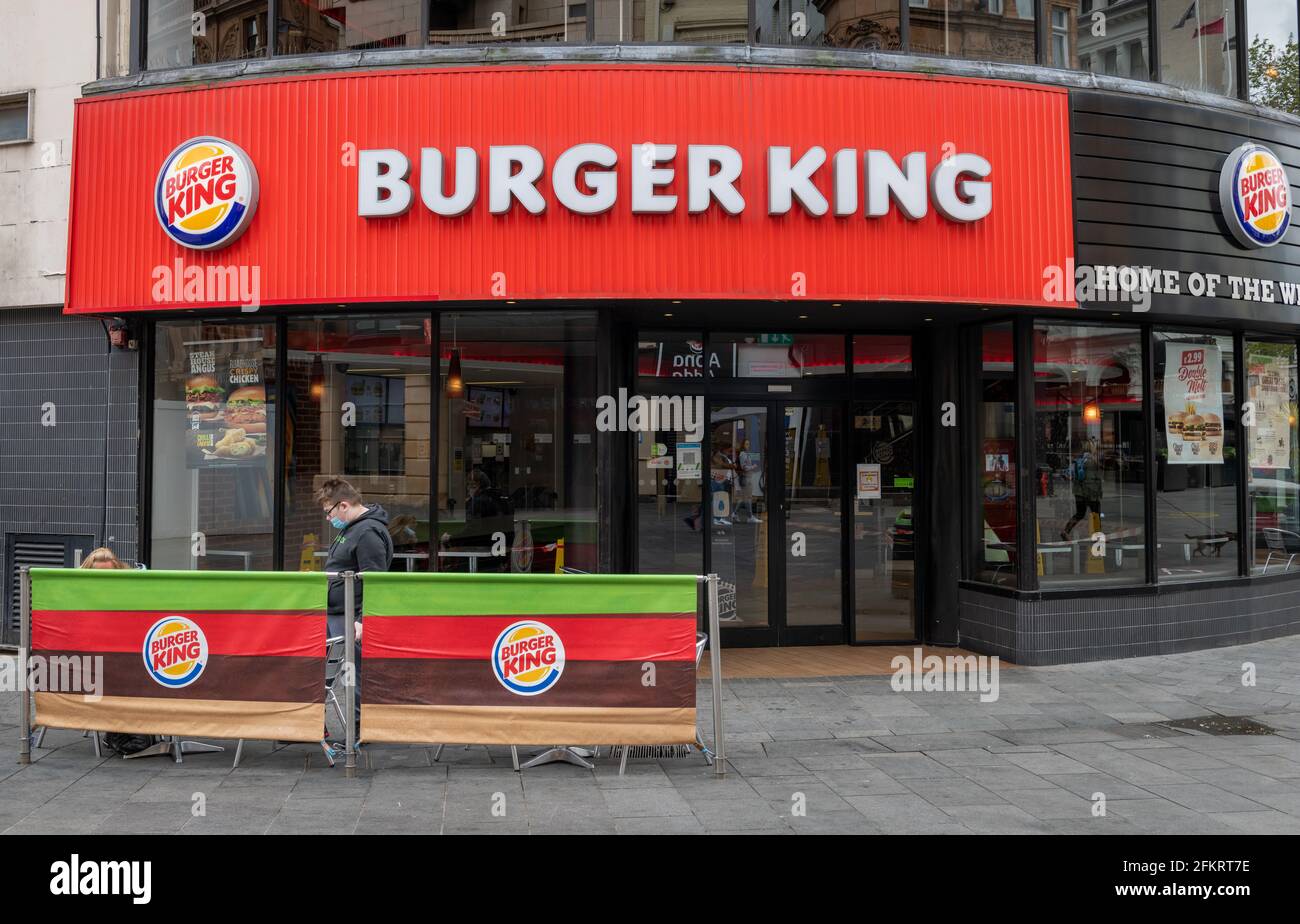 The branch of the American multinational fast food burger restaurant ...