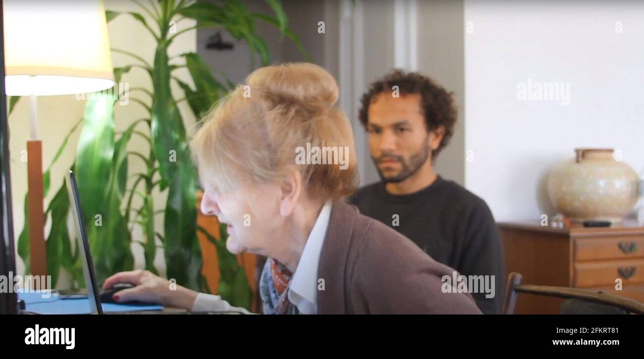 DUTY FREE, from left: Rebecca Danigelis, and her son Sean-Pierre Regis ...