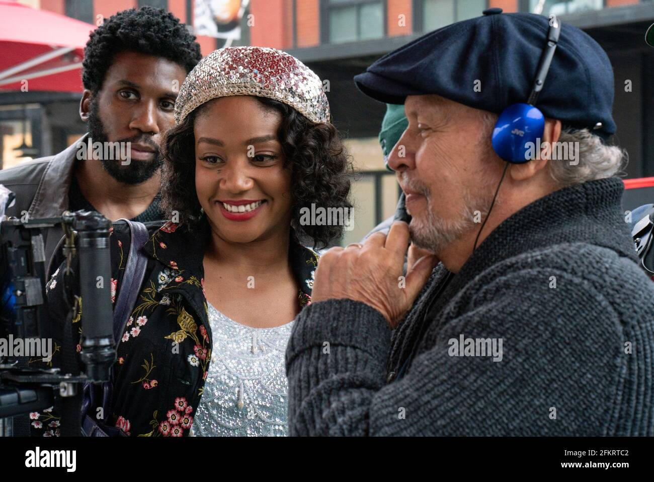 HERE TODAY, from left: producer Tiffany Haddish, director Billy Crystal ...