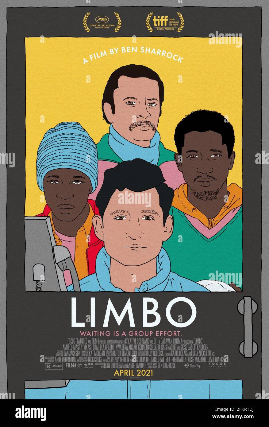 LIMBO, US poster, clockwise from top: Vikash Bhai, Ola Orebiyi, Amir El ...
