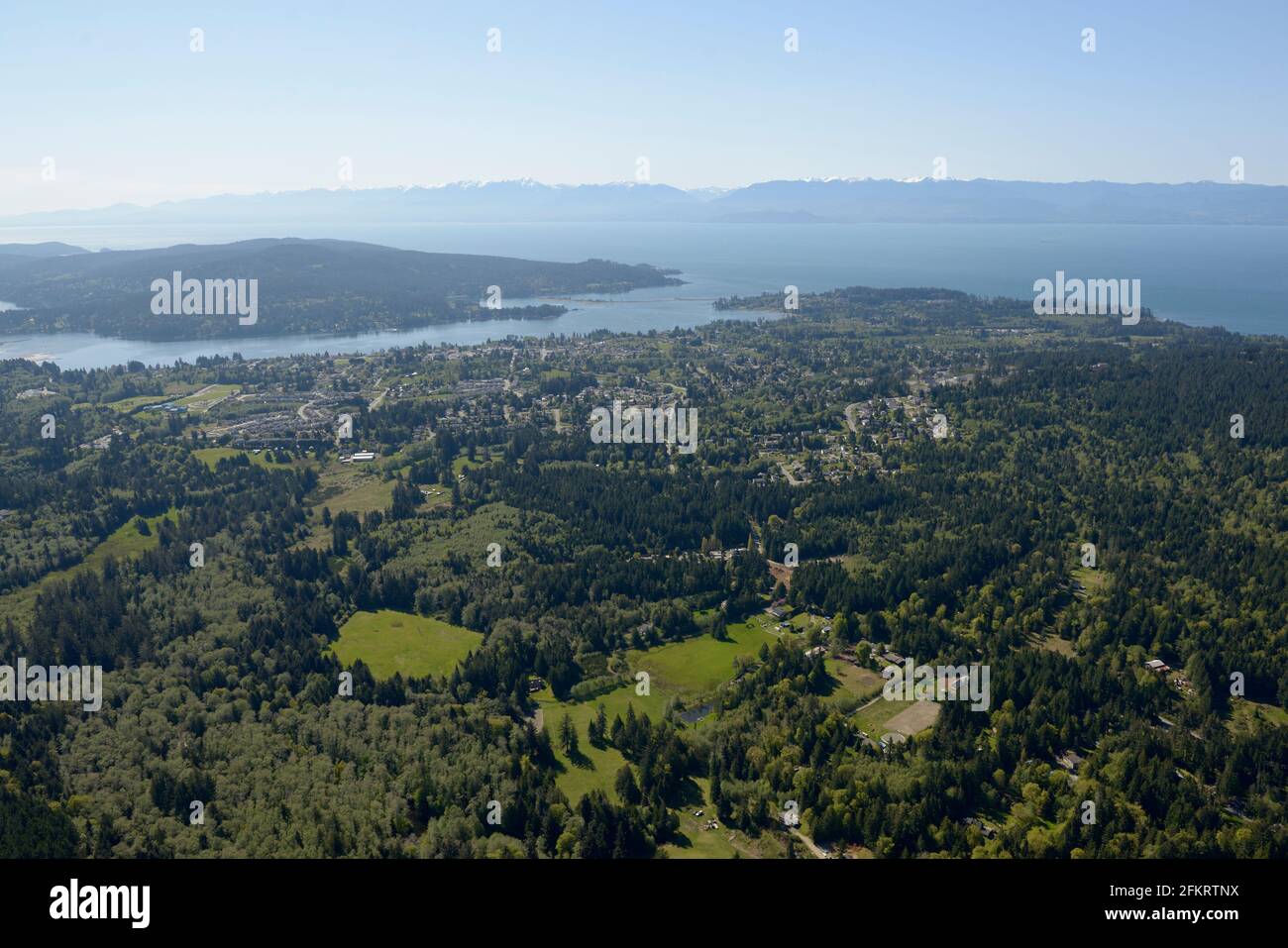 Sooke Aerial Photos, Vancouver Island, British Columbia Stock Photo - Alamy