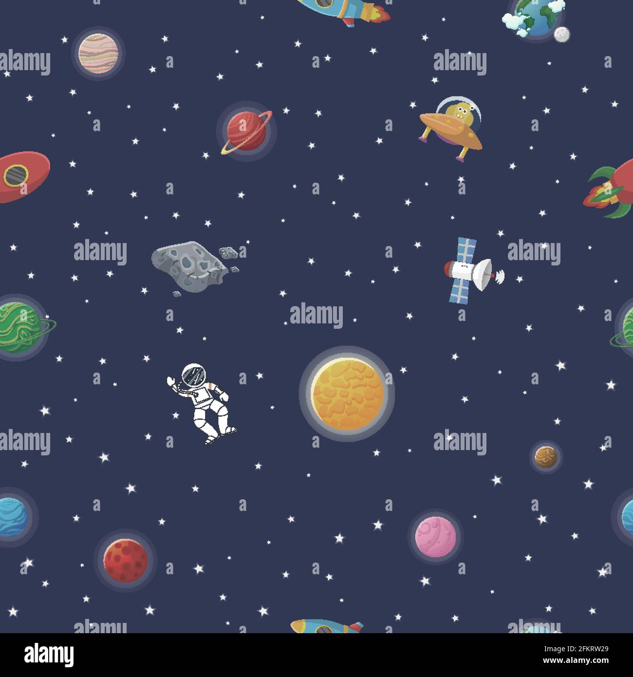 Astronaut Fabric