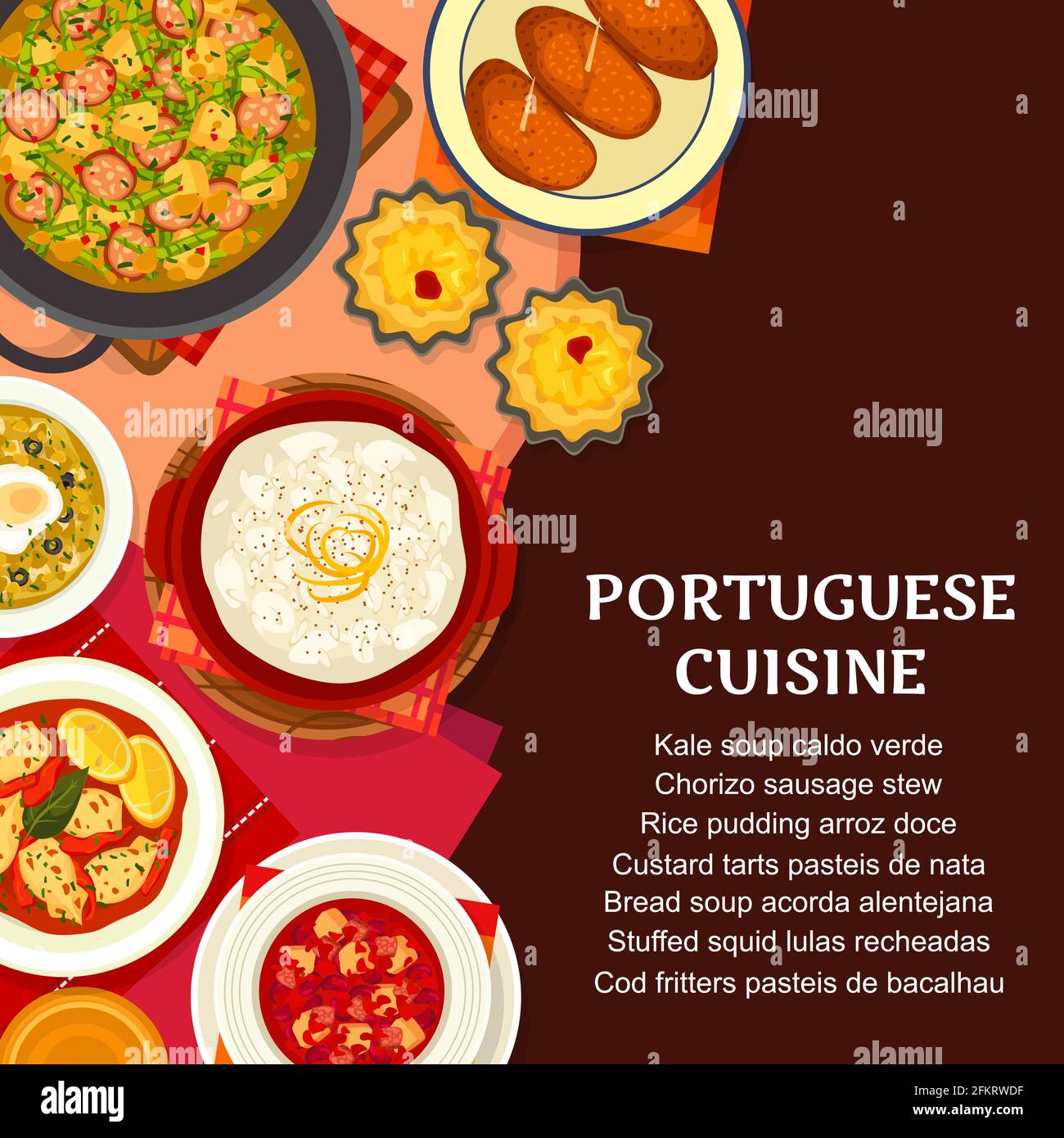 Cafe and pasteis Stock Vector Images - Alamy