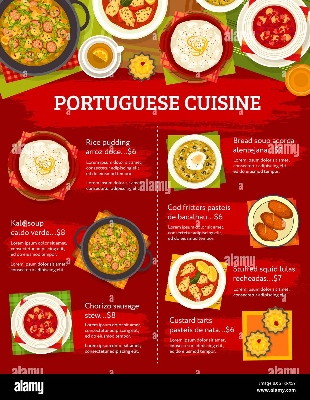 Portuguese Traditional Main Course Meals