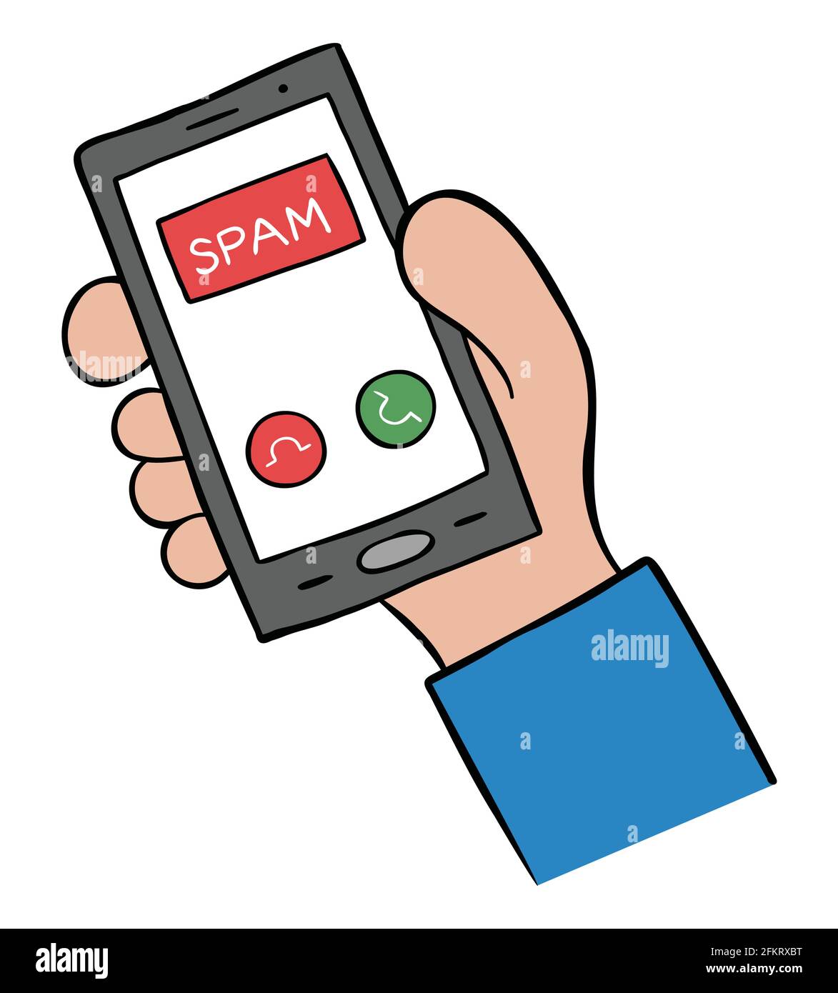 Online scammer illustration Cut Out Stock Images & Pictures - Alamy