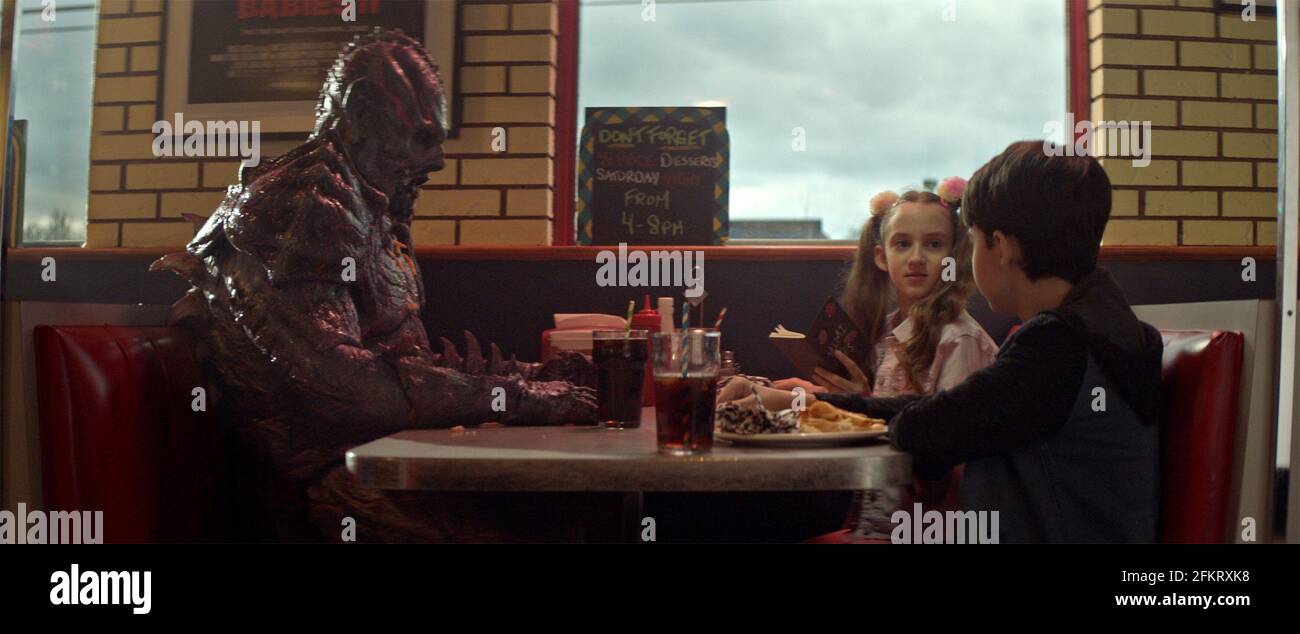 PSYCHO GOREMAN, from left: Matthew Ninaber as Psycho Goreman, Nita ...