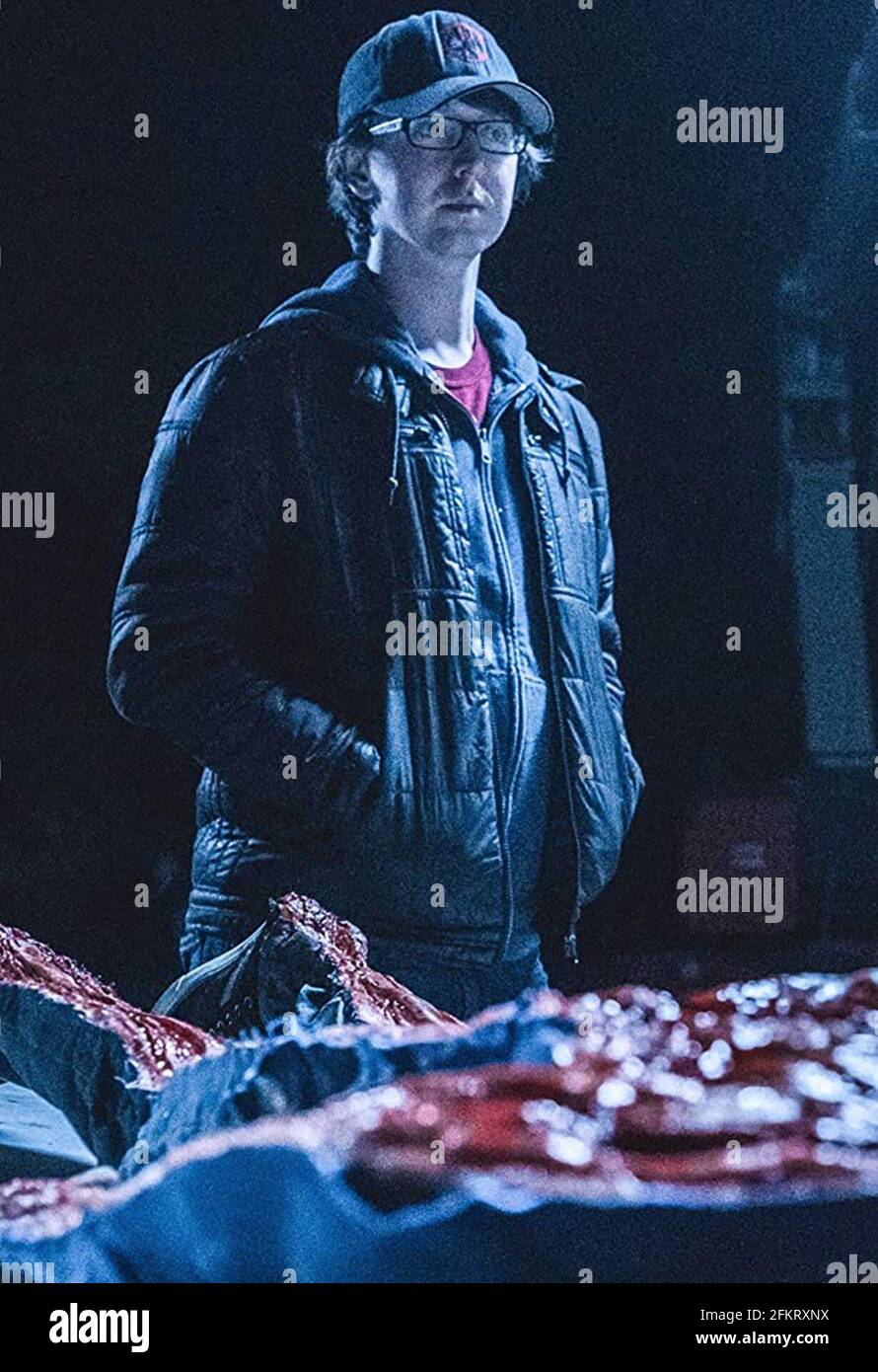 PSYCHO GOREMAN, director Steven Kostanski, on set, 2020. © Shudder ...