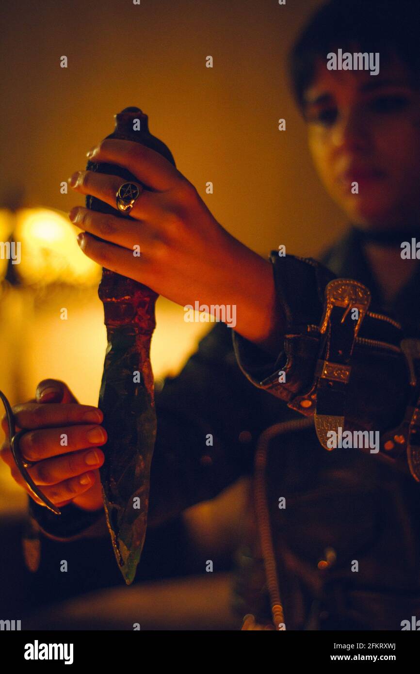 SKULL: THE MASK, Greta Antoine, 2020. ph: Lucas Kappaz /© Shudder ...