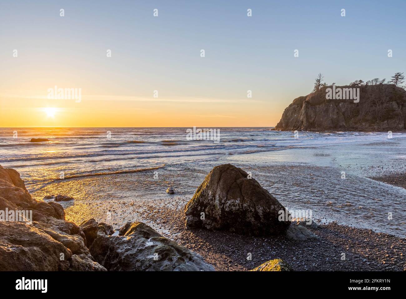 Sunset ruby beach on hi-res stock photography and images - Alamy