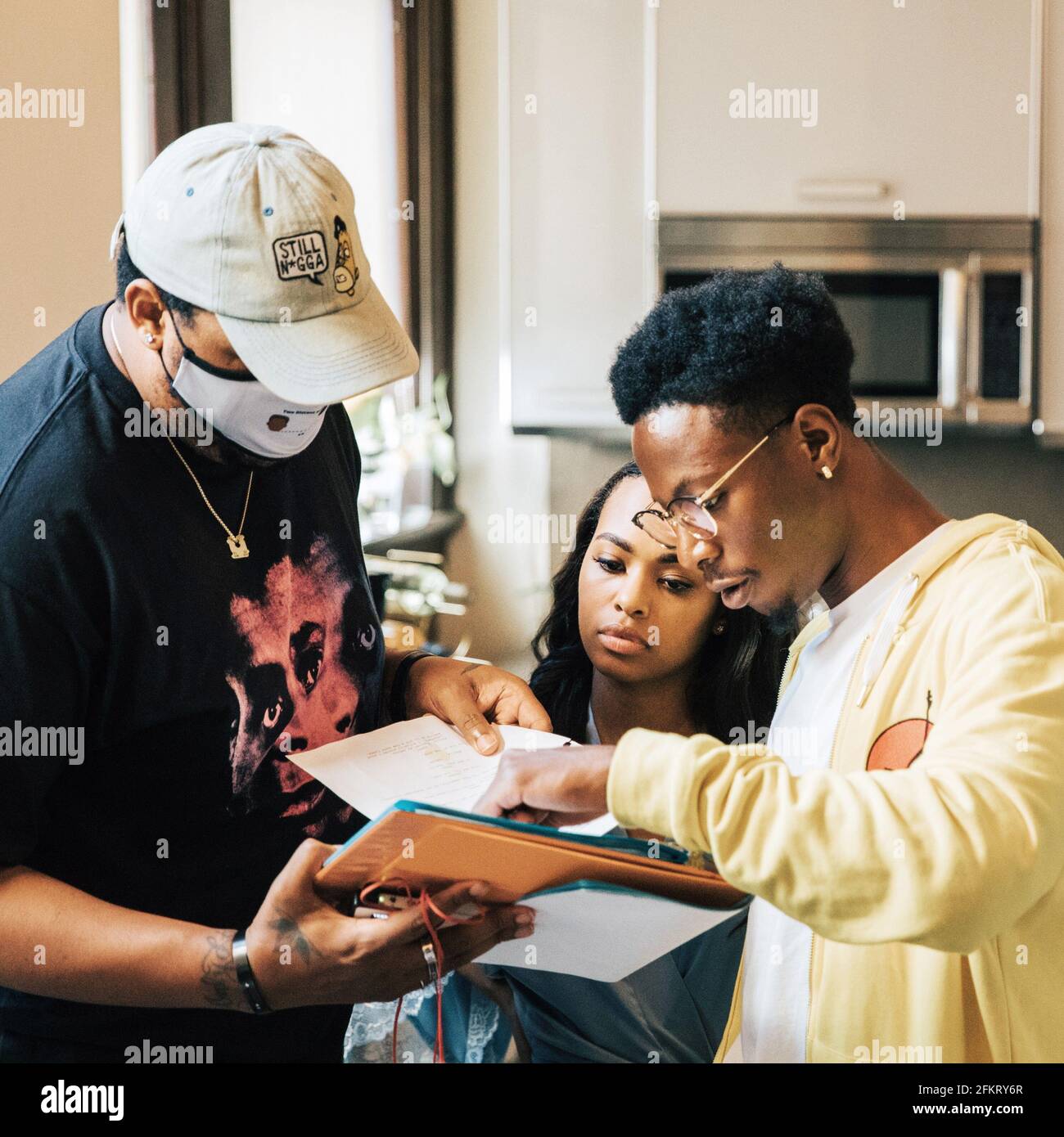 Two Distant Strangers From Left Co Director Travon Free Zaria Joey Bada Aka Joey Badass