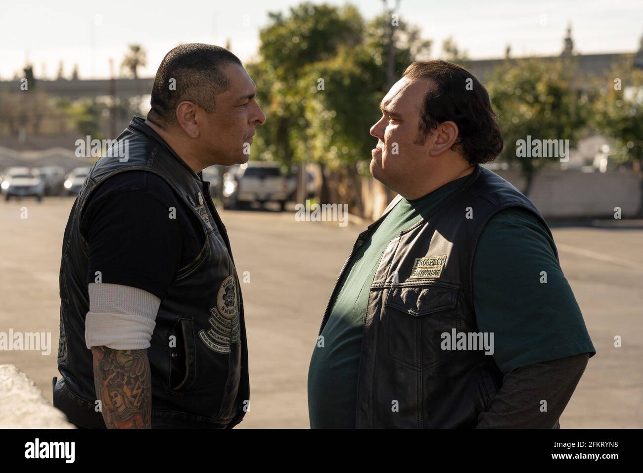 MAYANS M.C., from left: Frankie Loyal, Momo Rodriguez, 'What Comes of ...