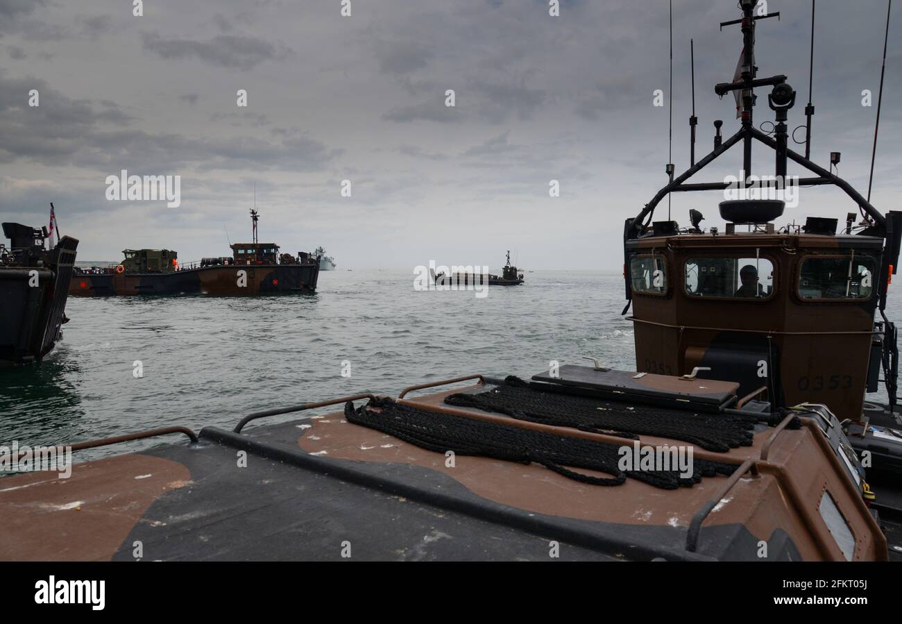 Royal Marines landing craft Stock Photo - Alamy