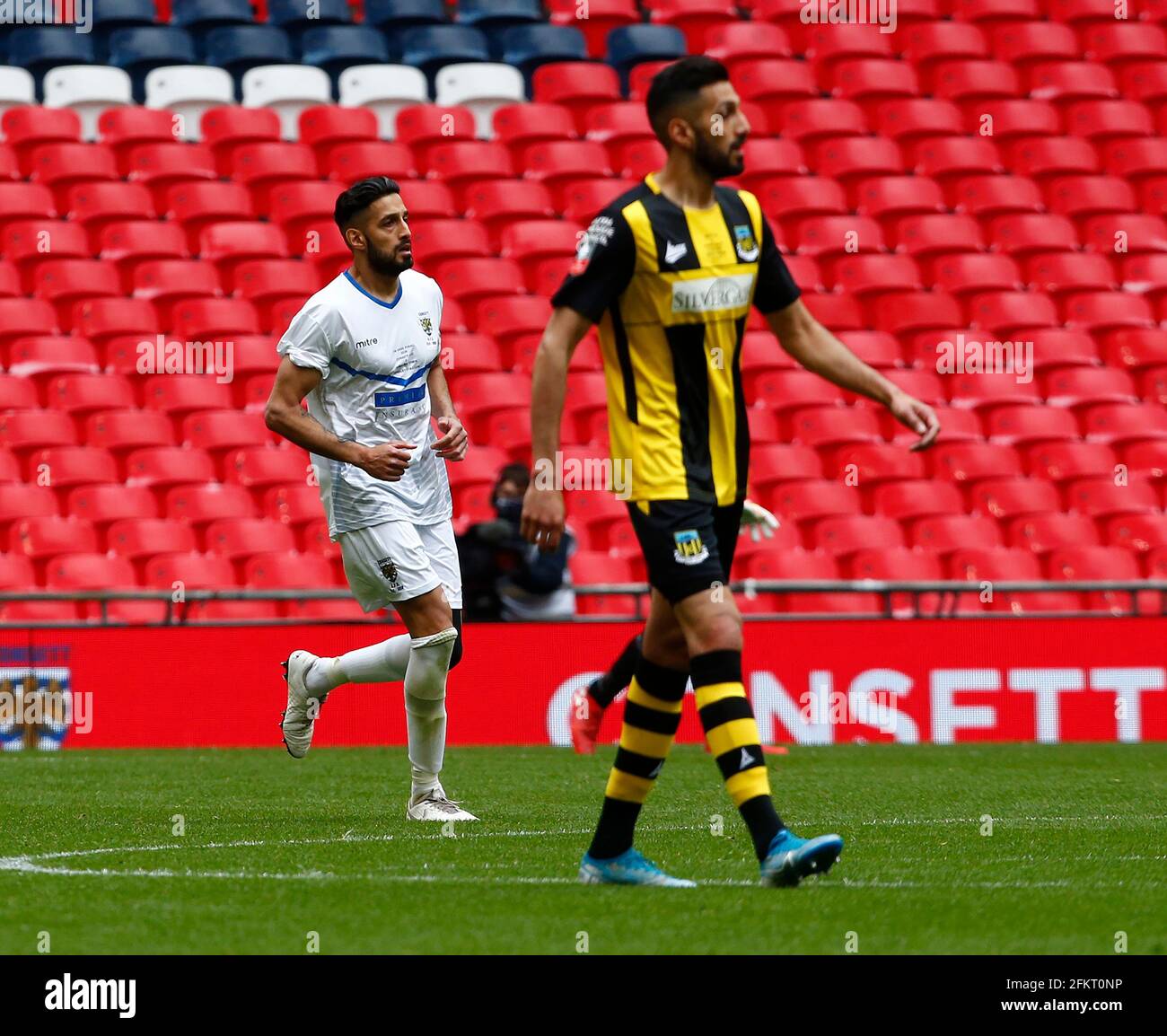 London, UK. 03rd May, 2021. LONDON ENGLAND - MAY 03: L-R Amar Purewal ...
