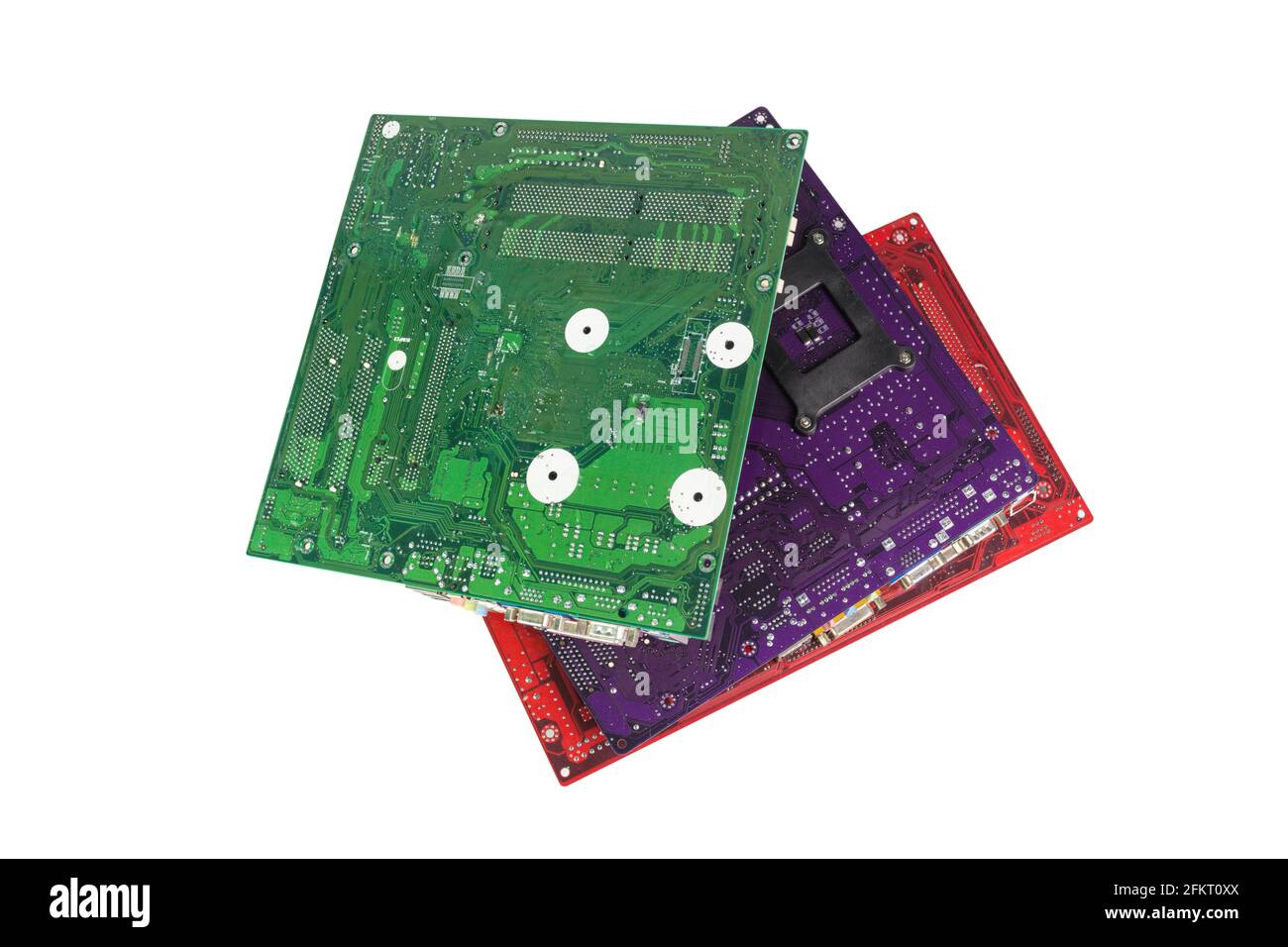 Electronic waste of mainboard computer - old computer circuit boards ...