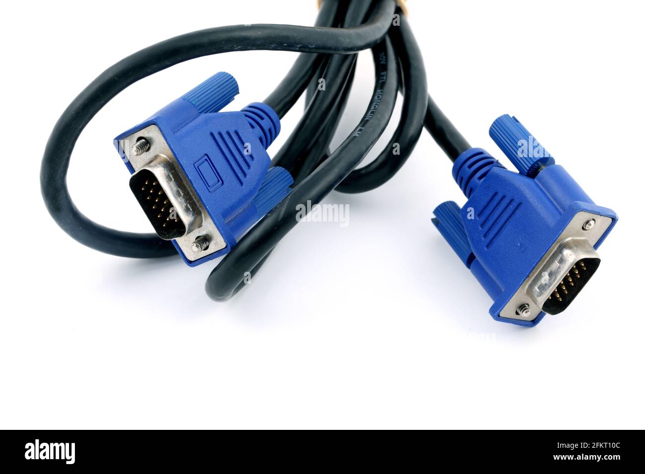 Blue Vga Cable High Resolution Stock Photography and Images - Alamy