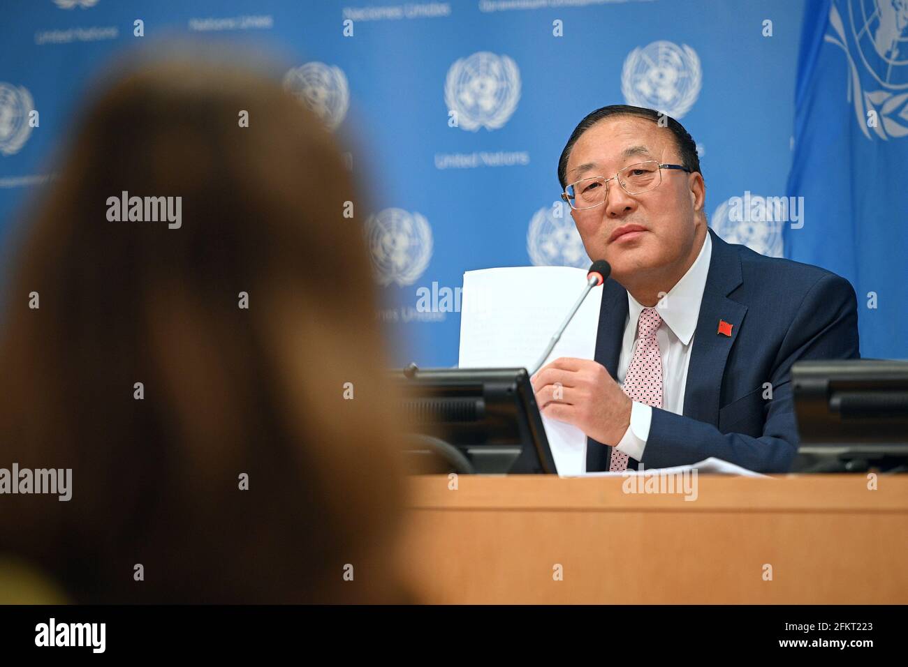 Ambassador Zhang Jun, Permanent Representative of China to the United ...