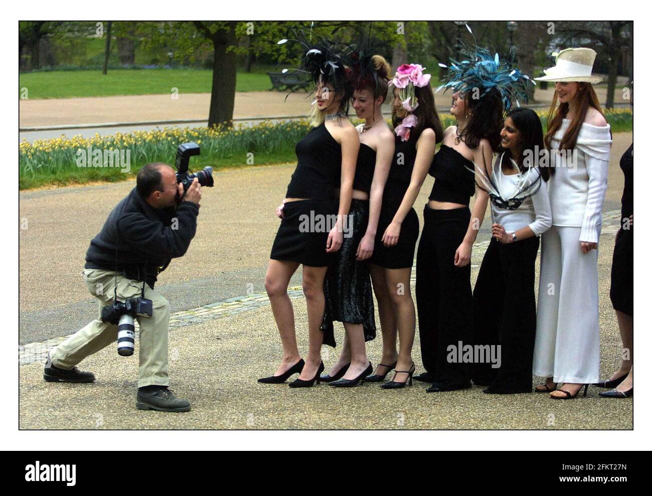 The 2002 NSPCC Berkeley Dress Show, the traditional start to the London ...