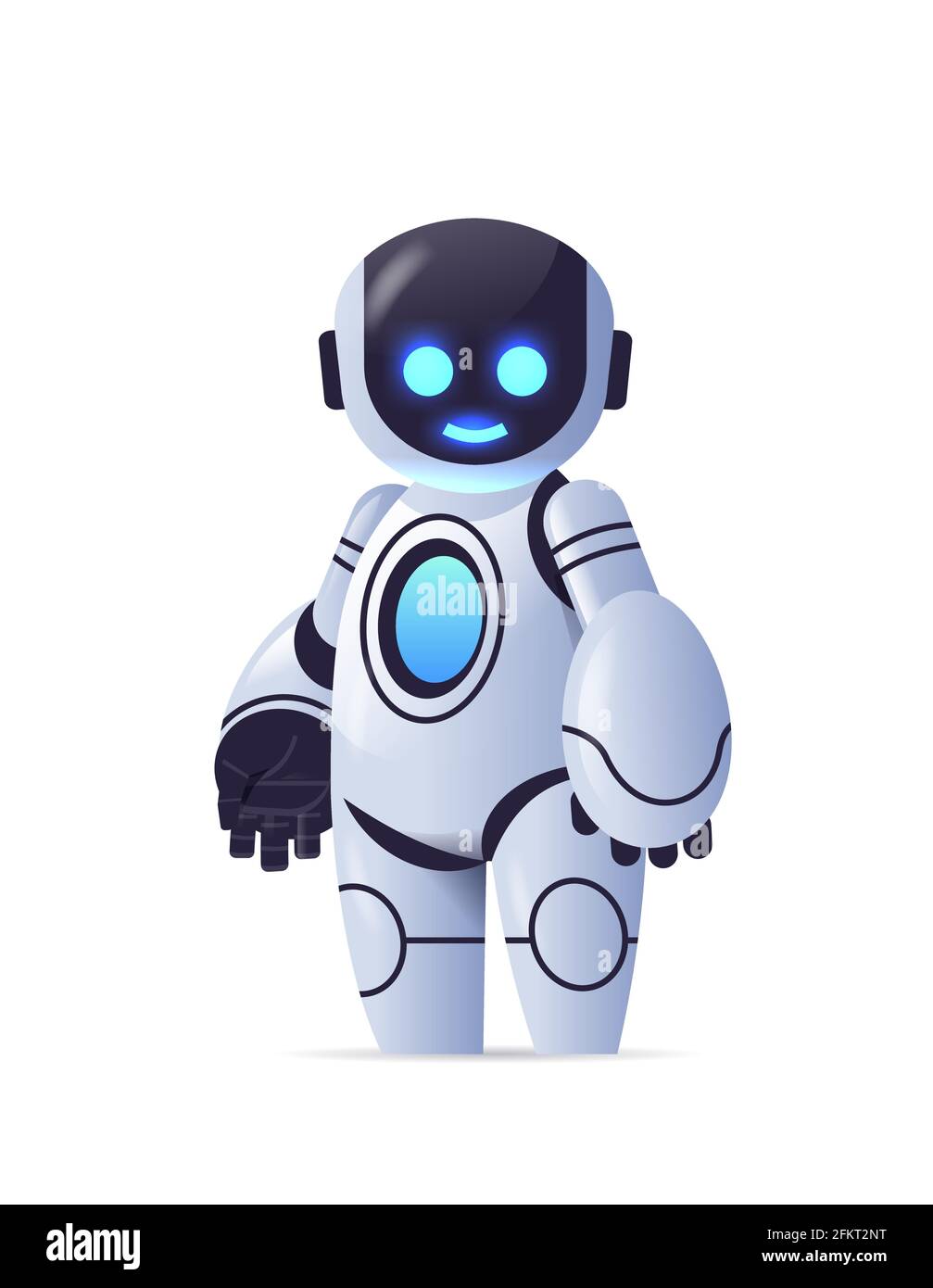Cute Robot Cyborg Modern Robotic Character Artificial Intelligence