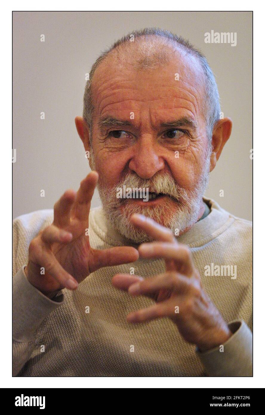 Athol Fugard......South African playwright in London.pic David Sandison ...