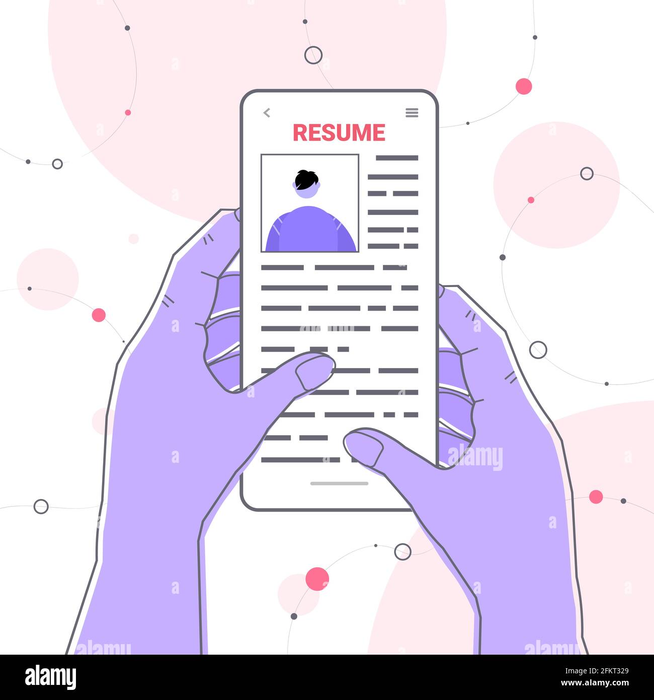 hr manager hands choosing cv portfolio job candidate resume on ...