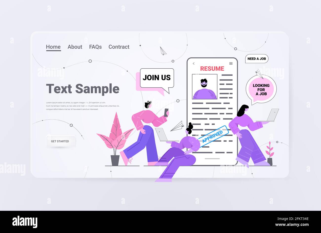 hr managers choosing cv portfolio of job candidate resume with approved ...