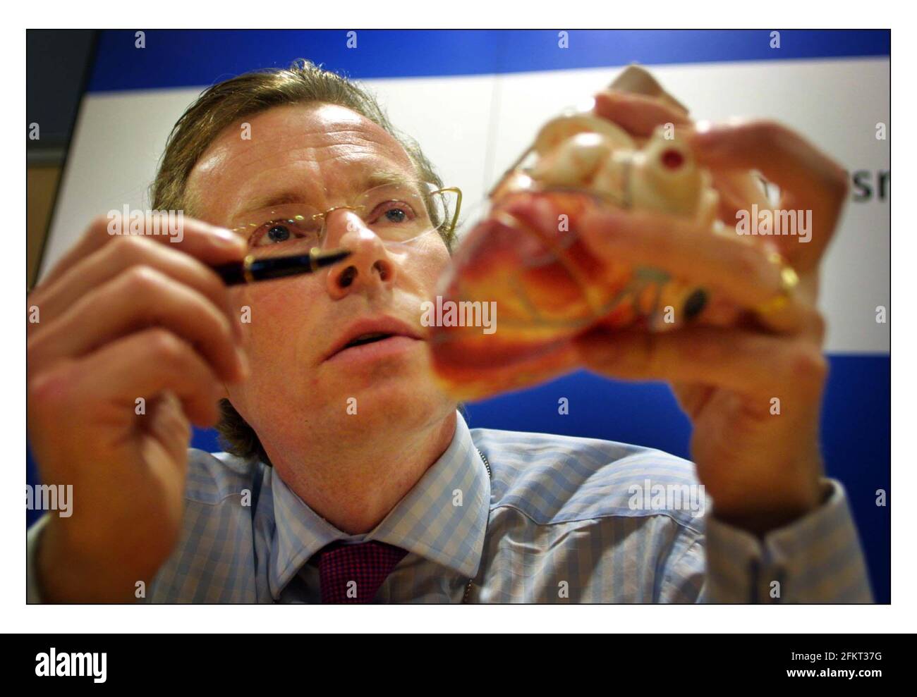 Prof Nicholas Fisk, prof of Obstetrics and gynaecology led the team ...