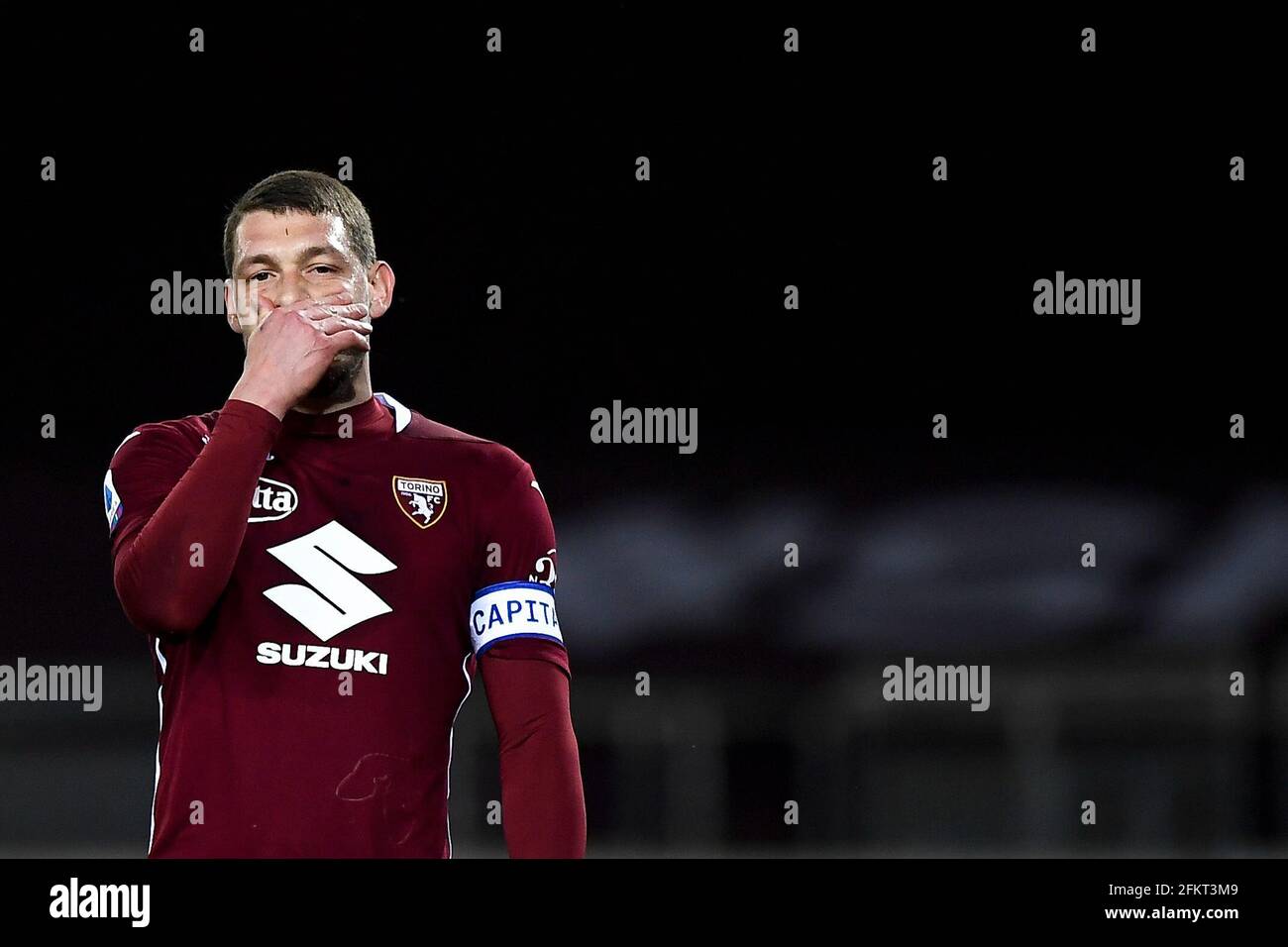 Andrea belotti of torino fc disappointed hi-res stock photography and ...