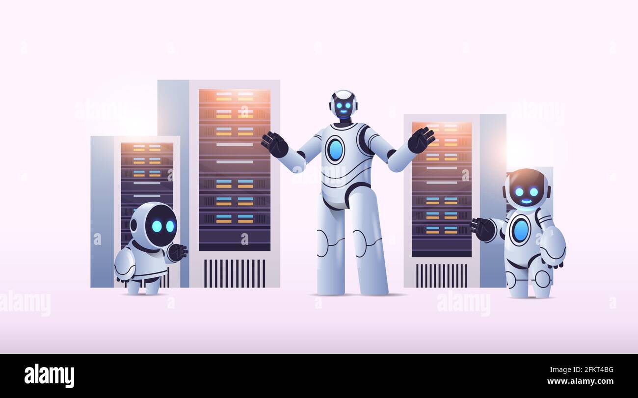 Future server room Stock Vector Images - Alamy