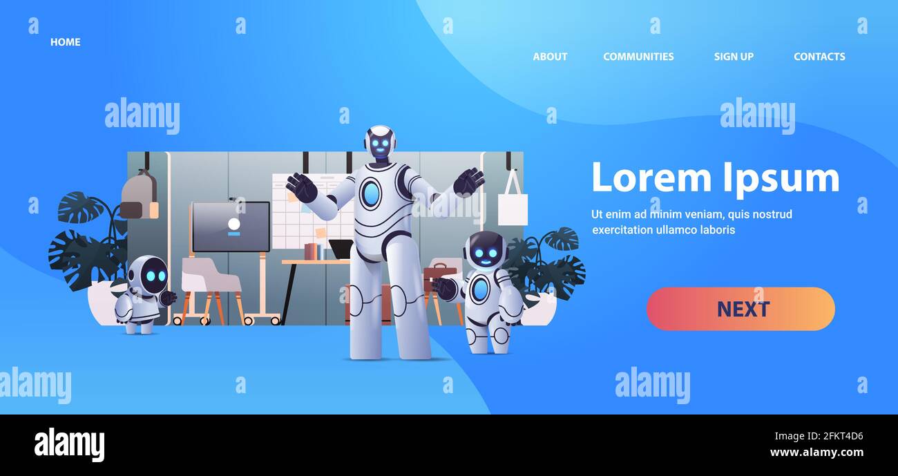 robotic businesspersons scheduling agenda on task board time management ...