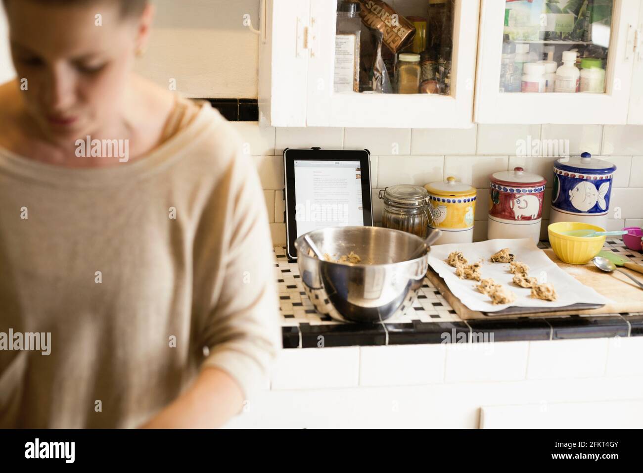 Busy kitchen counter hi-res stock photography and images - Alamy