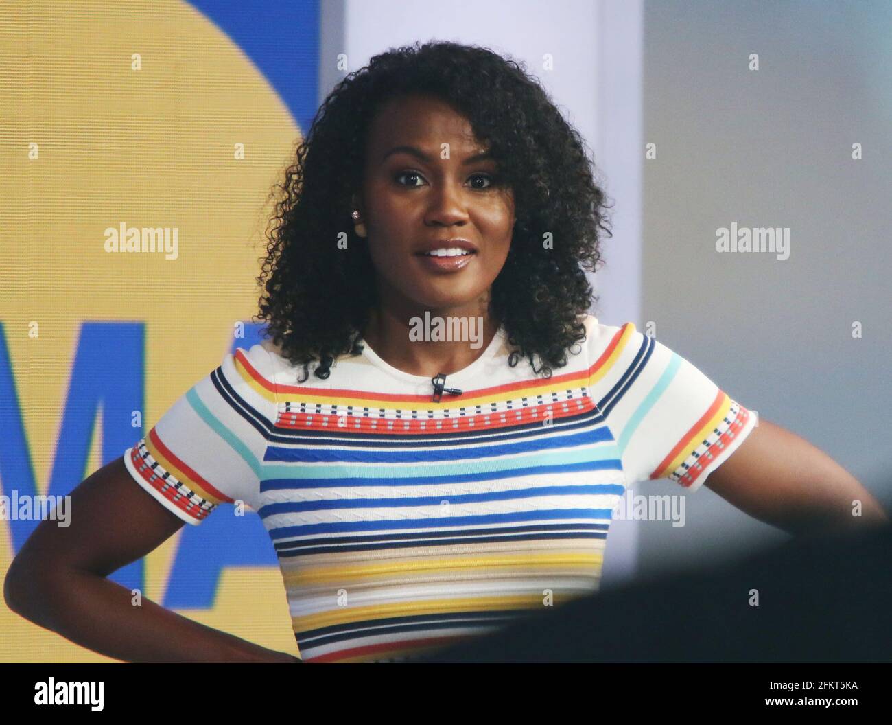 New York, NY, USA. 3rd May, 2021. Janai Norman on the set of Good ...