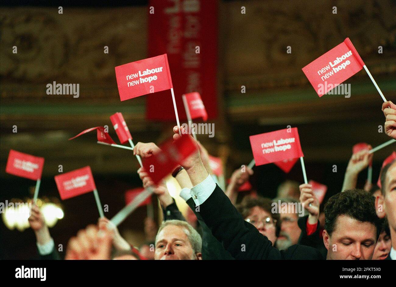 Labour Party delegates in the audience at the Labour Party Conference ...