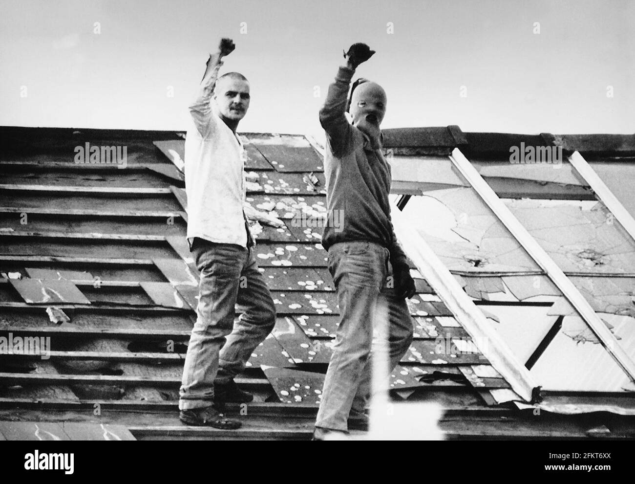 Prison roof Black and White Stock Photos & Images - Alamy