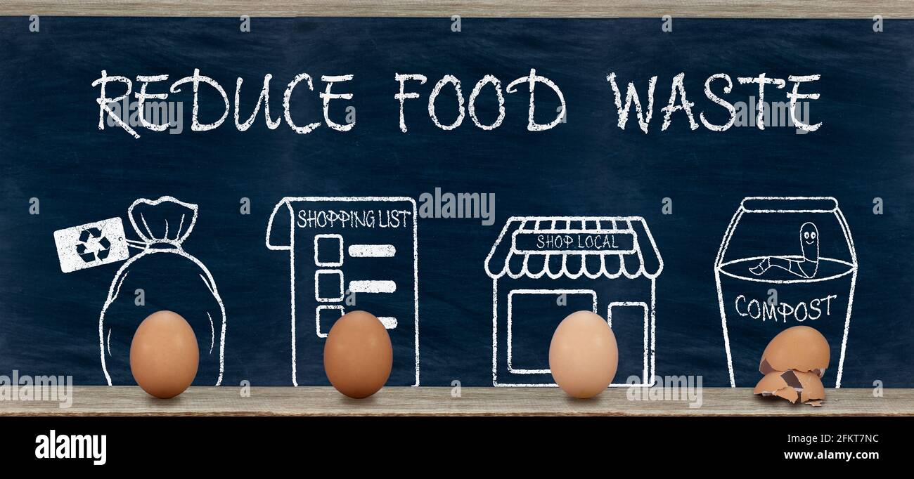 Reduce food waste text, ways to reduced food waste using eggs ...