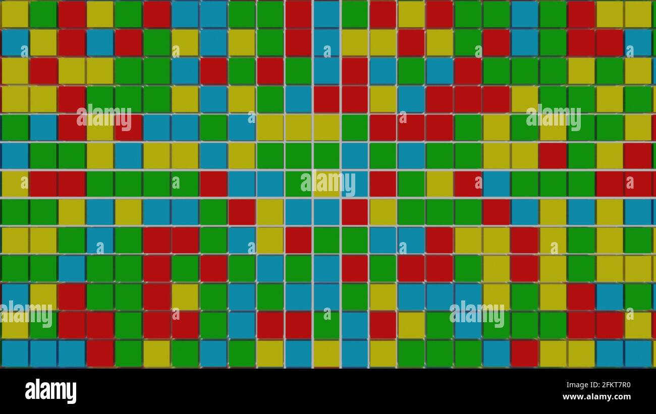 Illustration of colored square patterns background Stock Photo - Alamy