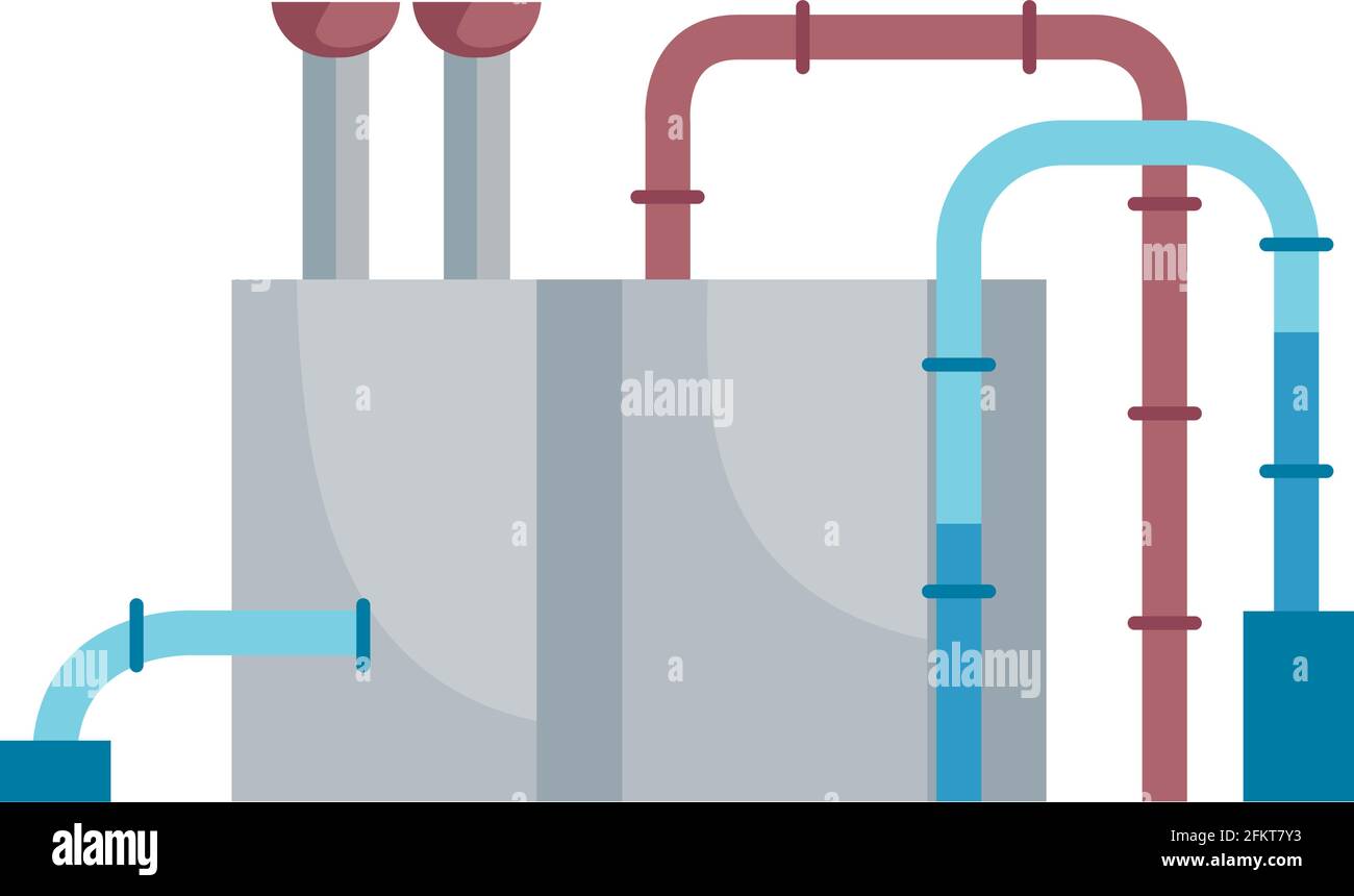 refinery oil factory Stock Vector Image & Art - Alamy