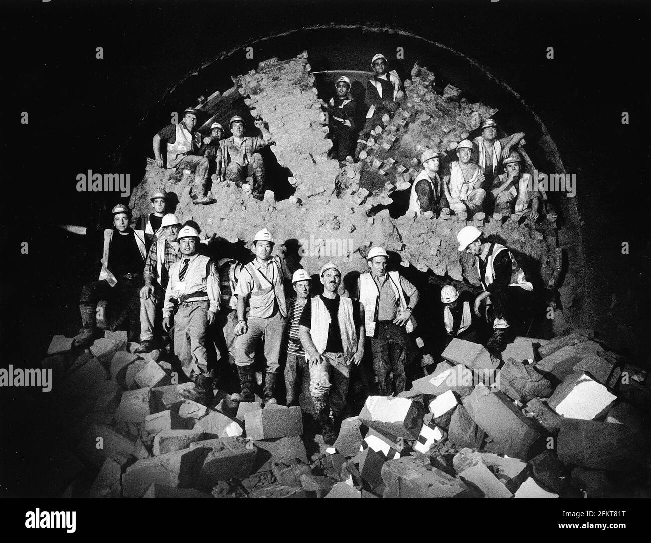 THE TEAM OF THE LAST MAJOR BREAKTHROUGH OF THE JUBILEE LINE UNDER ...