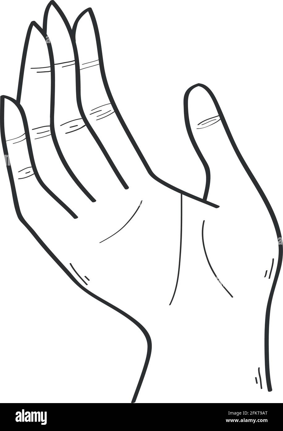 hand open expression Stock Vector Image & Art - Alamy