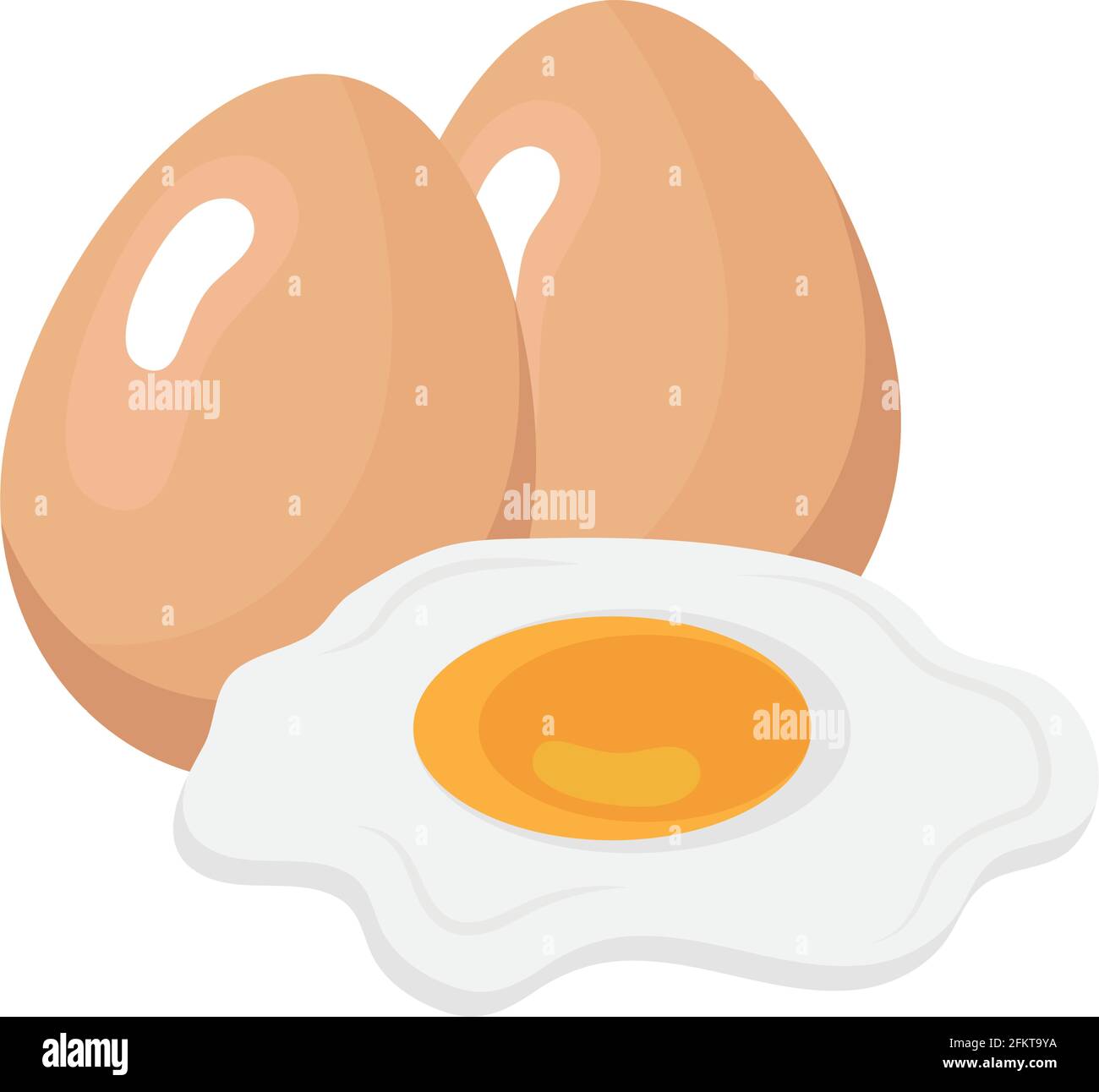 fresh eggs food Stock Vector Image & Art - Alamy