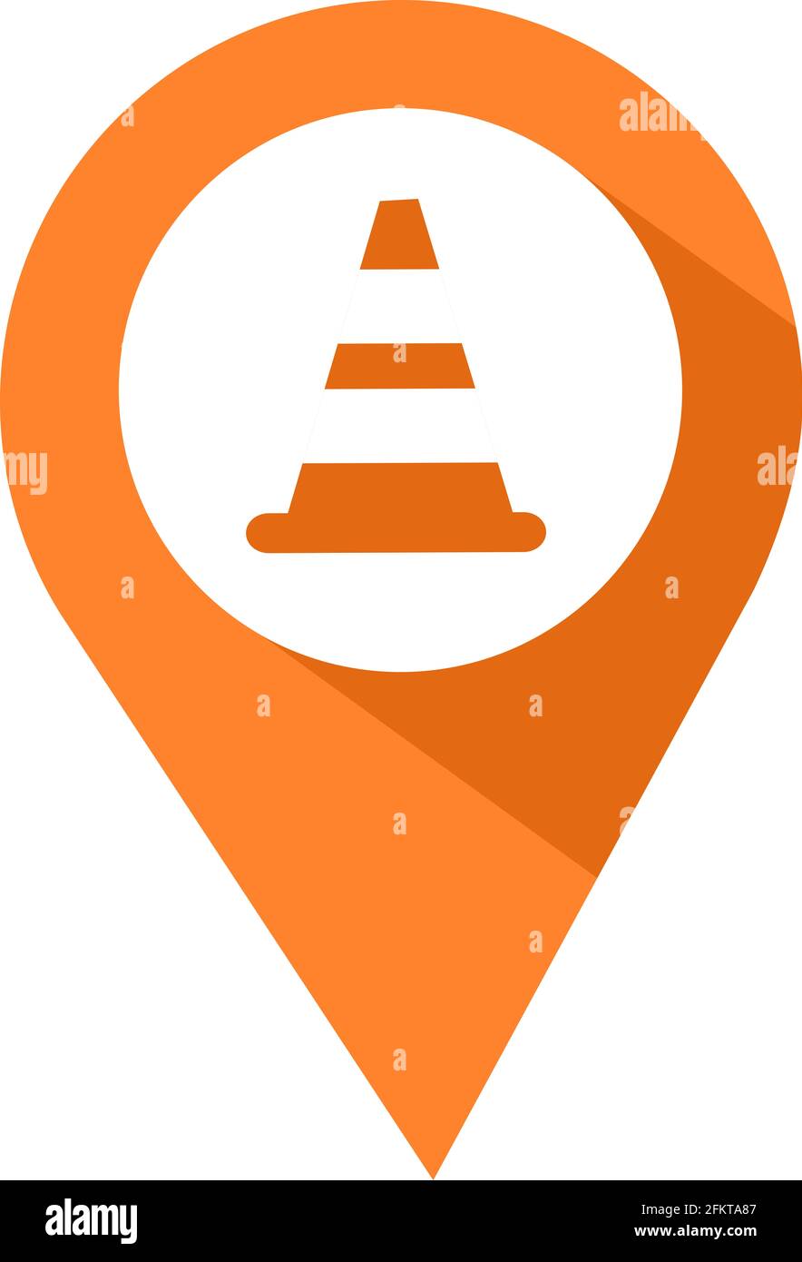 coloured work or warning pin Stock Photo - Alamy