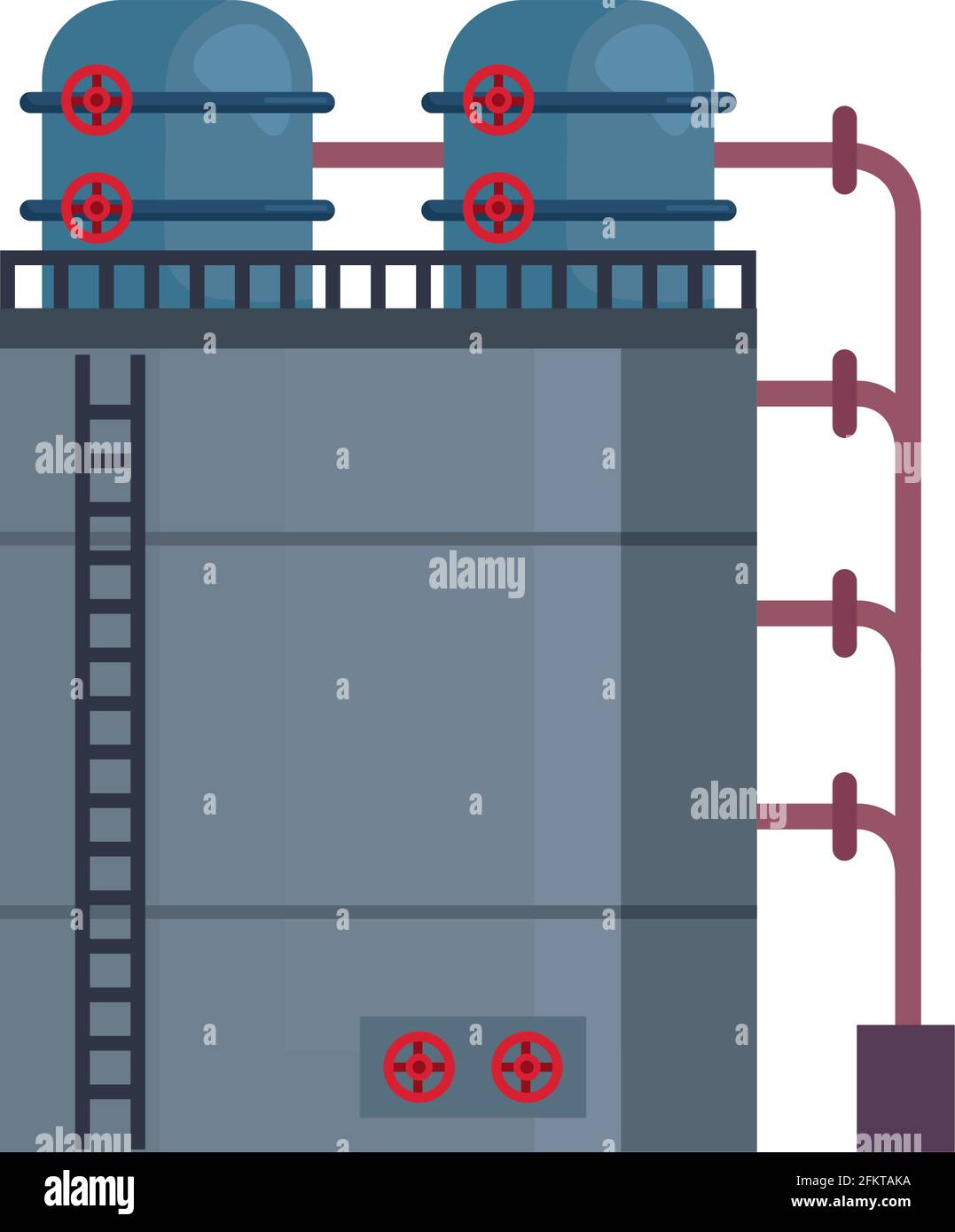 oil plant factory Stock Vector Image & Art - Alamy