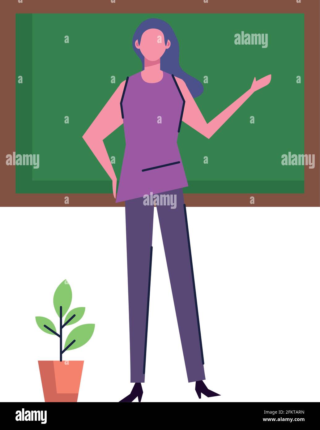 teacher woman occupation Stock Vector Image & Art - Alamy
