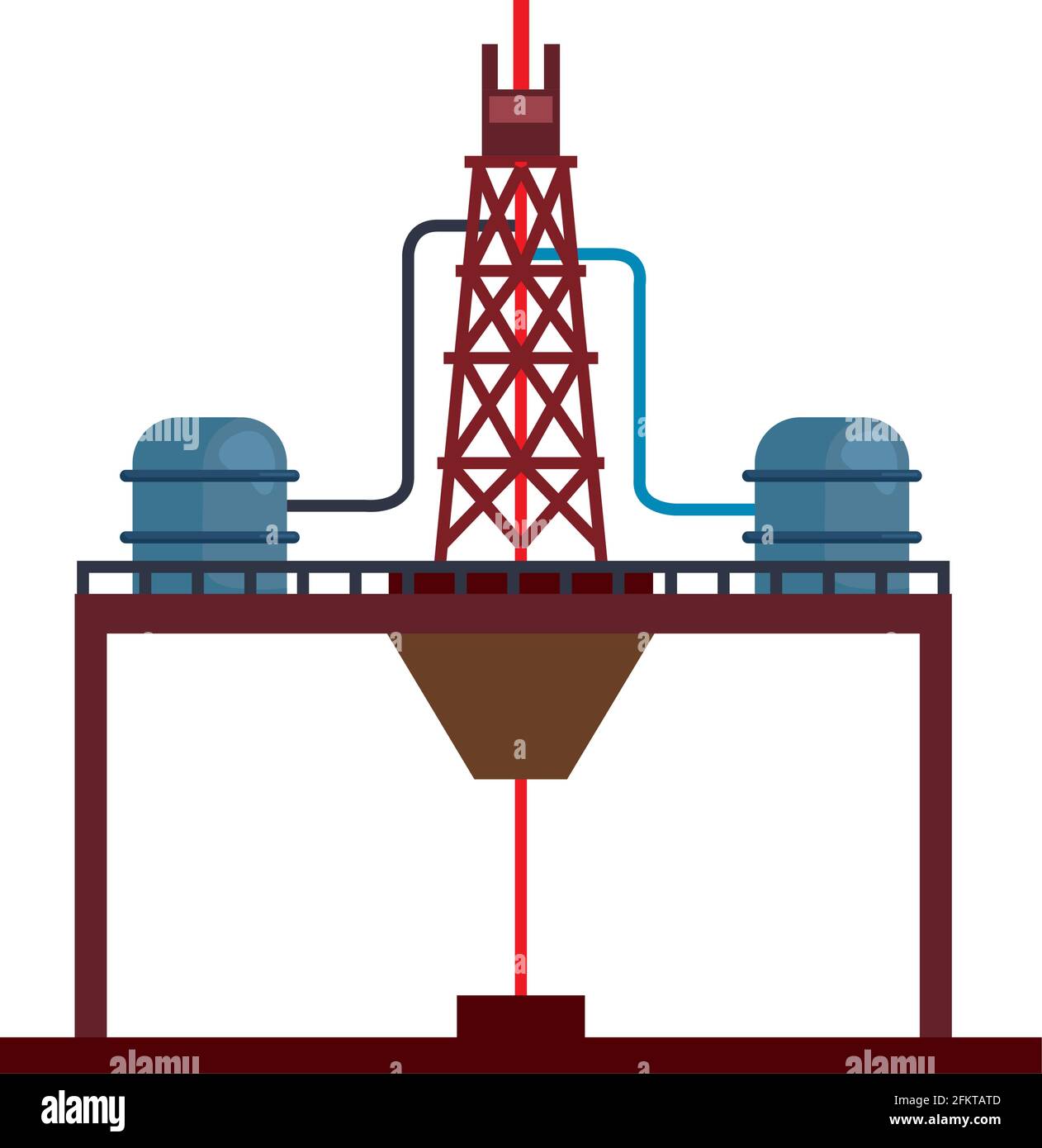 refinery oil platform Stock Vector Image & Art - Alamy