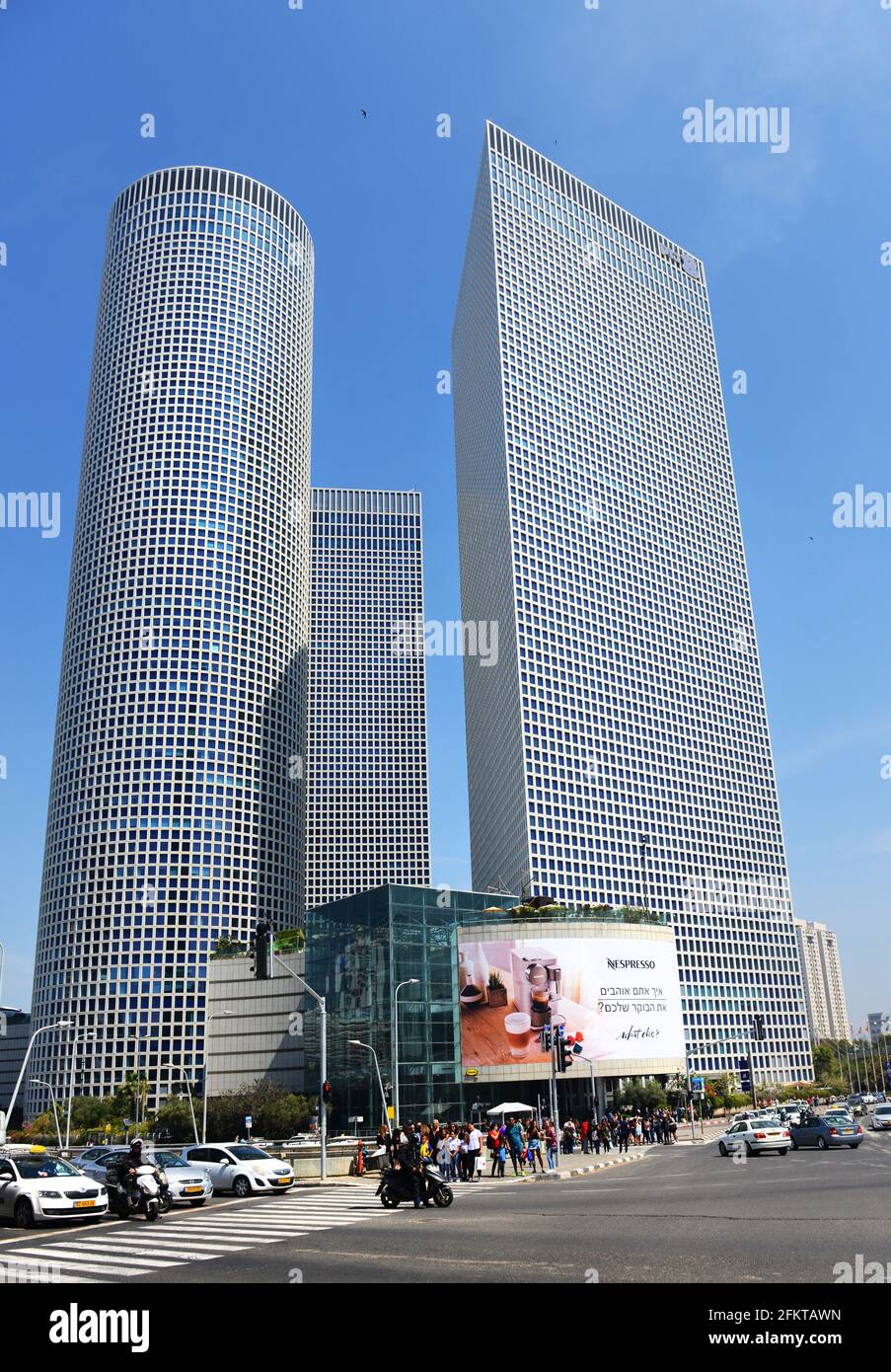 Azrieli towers in Tel-Aviv, Israel Stock Photo - Alamy