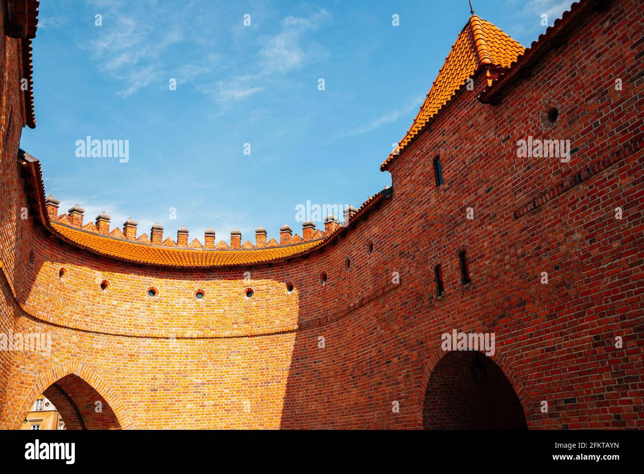 Historic warsaw barbican medieval hi-res stock photography and images ...