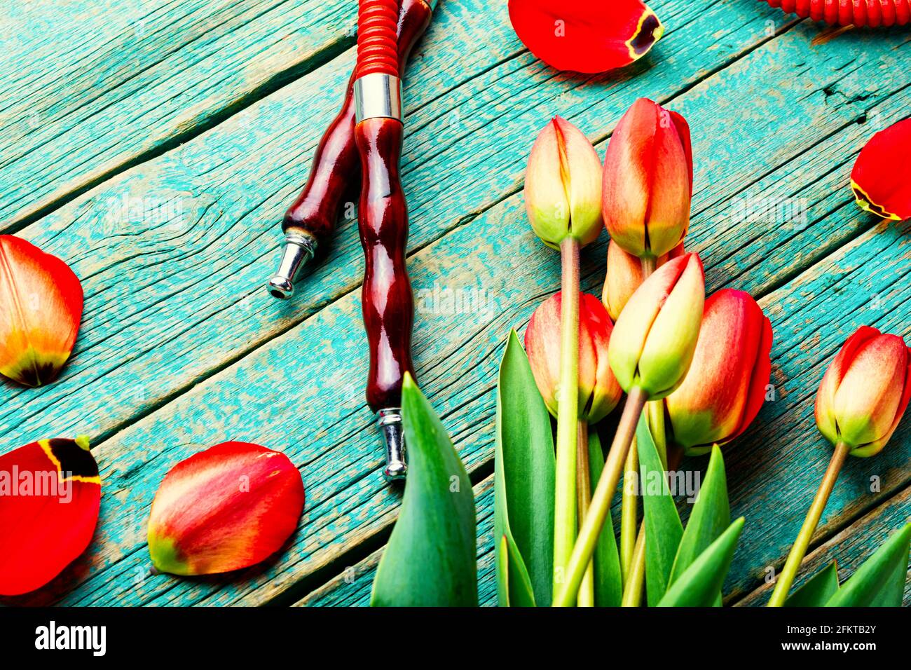 Delicious Turkish smoking shisha.Hookah smoking.Kalian with tobacco ...