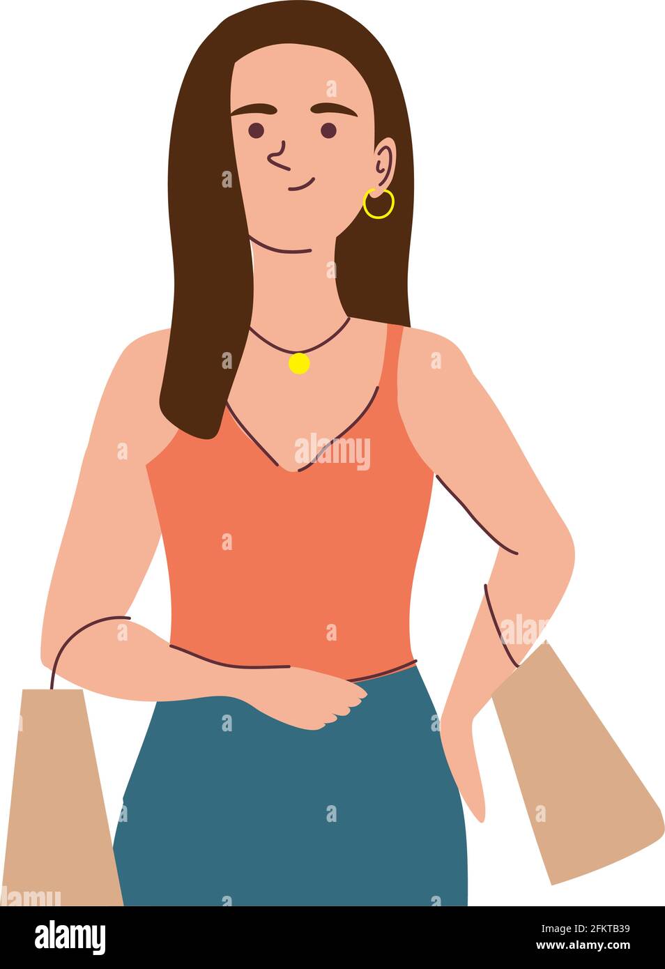 healthy young woman Stock Vector Image & Art - Alamy