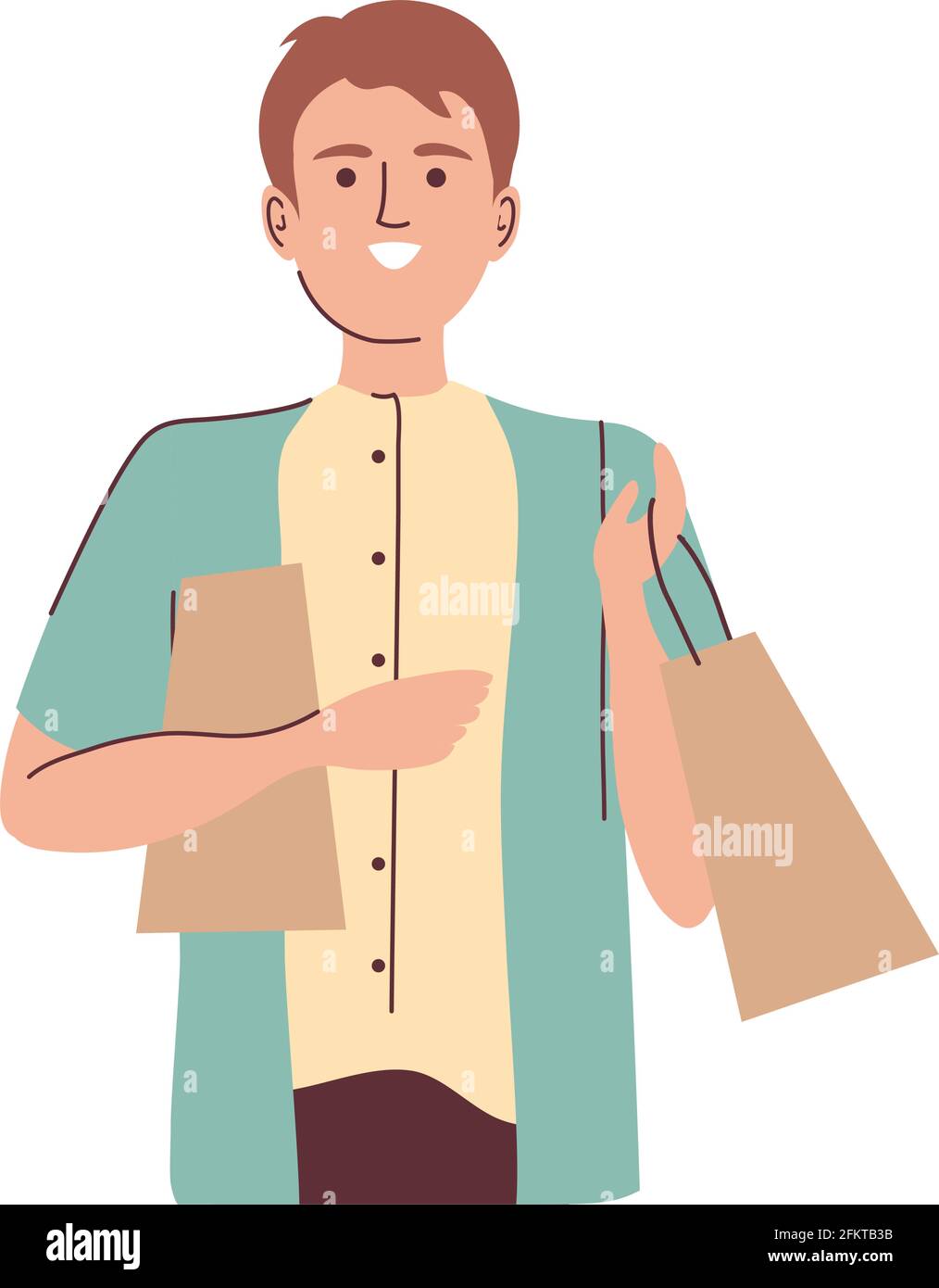 healthy young man Stock Vector Image & Art - Alamy