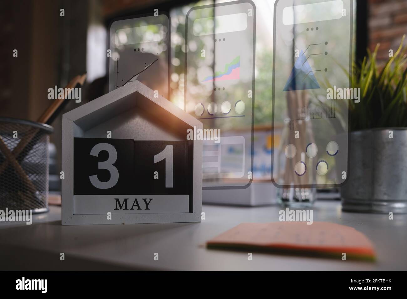 Calendar showing last day of month deadline for developer and ui ...